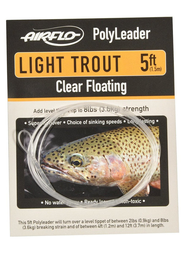 Airflo PolyLeader - Light Trout - Fin & Fire Fly Shop
